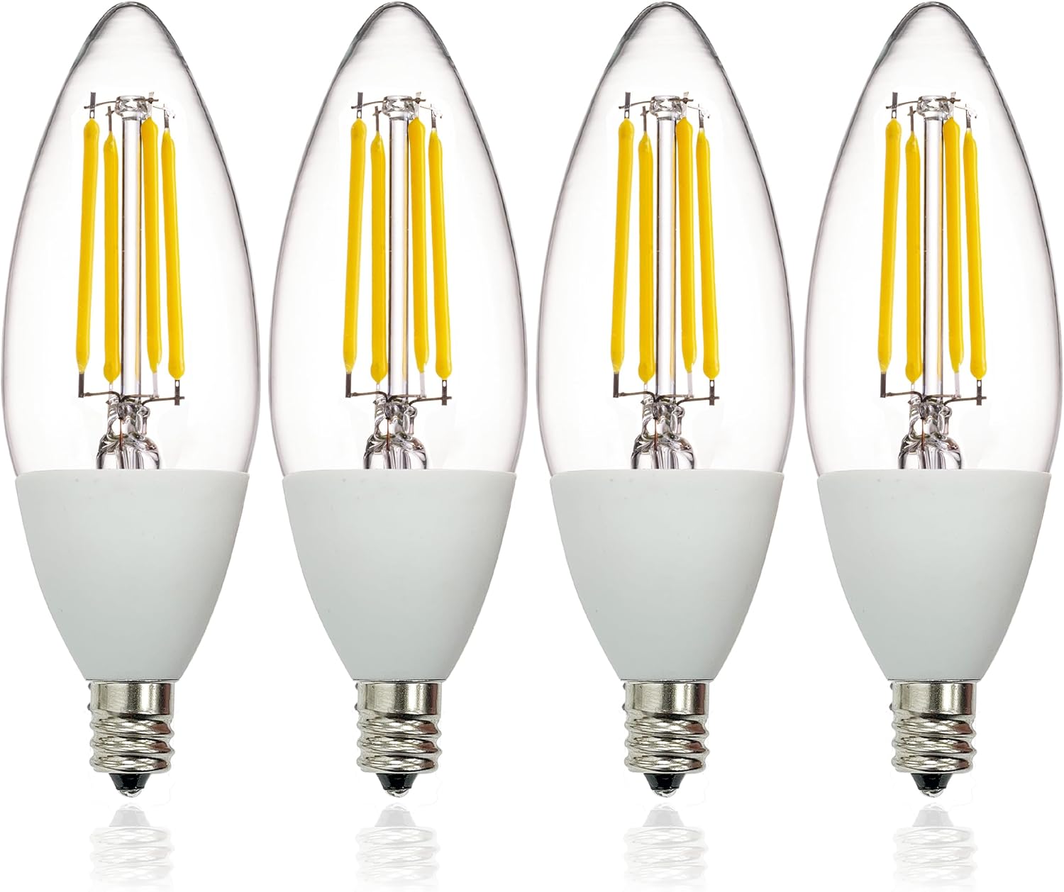 FLSNT Dusk to Dawn Outdoor Sensor LED Edison Bulbs, 4W (40W Eqv ...