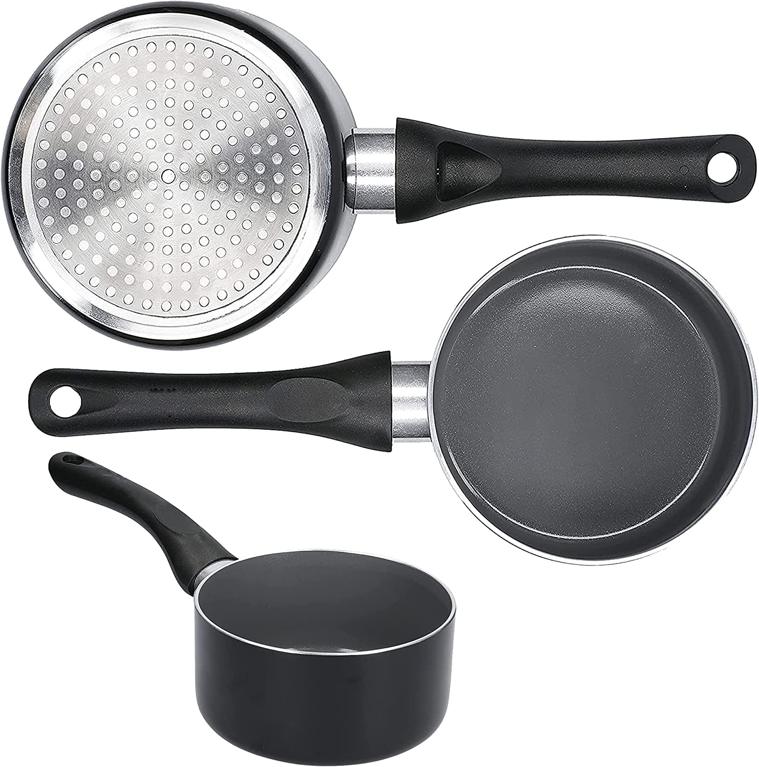 Milosc Non - Stick Induction Milk Pan Sauce Pan with Handle Premium ...
