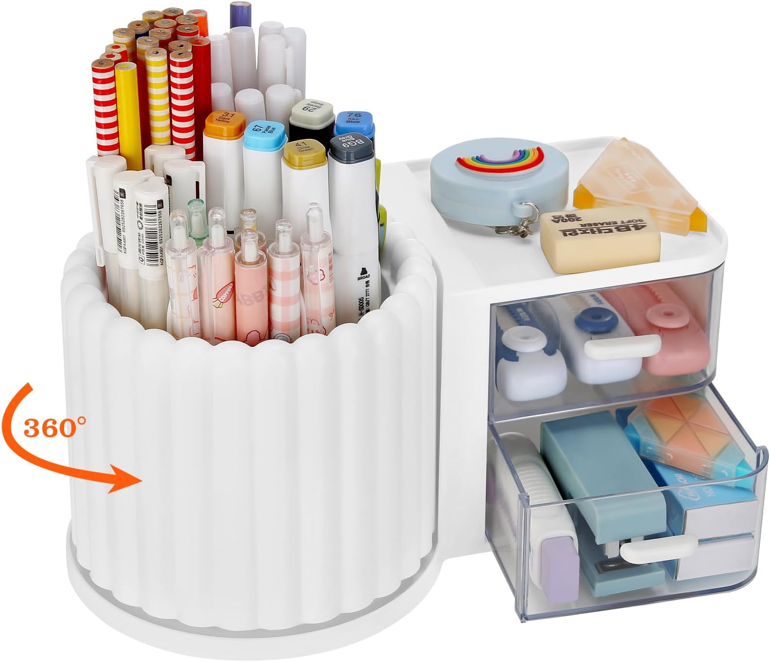 Amazon.com : Aesthetic Desk Organizer Set of 3 For Your Office - Sturdy ...