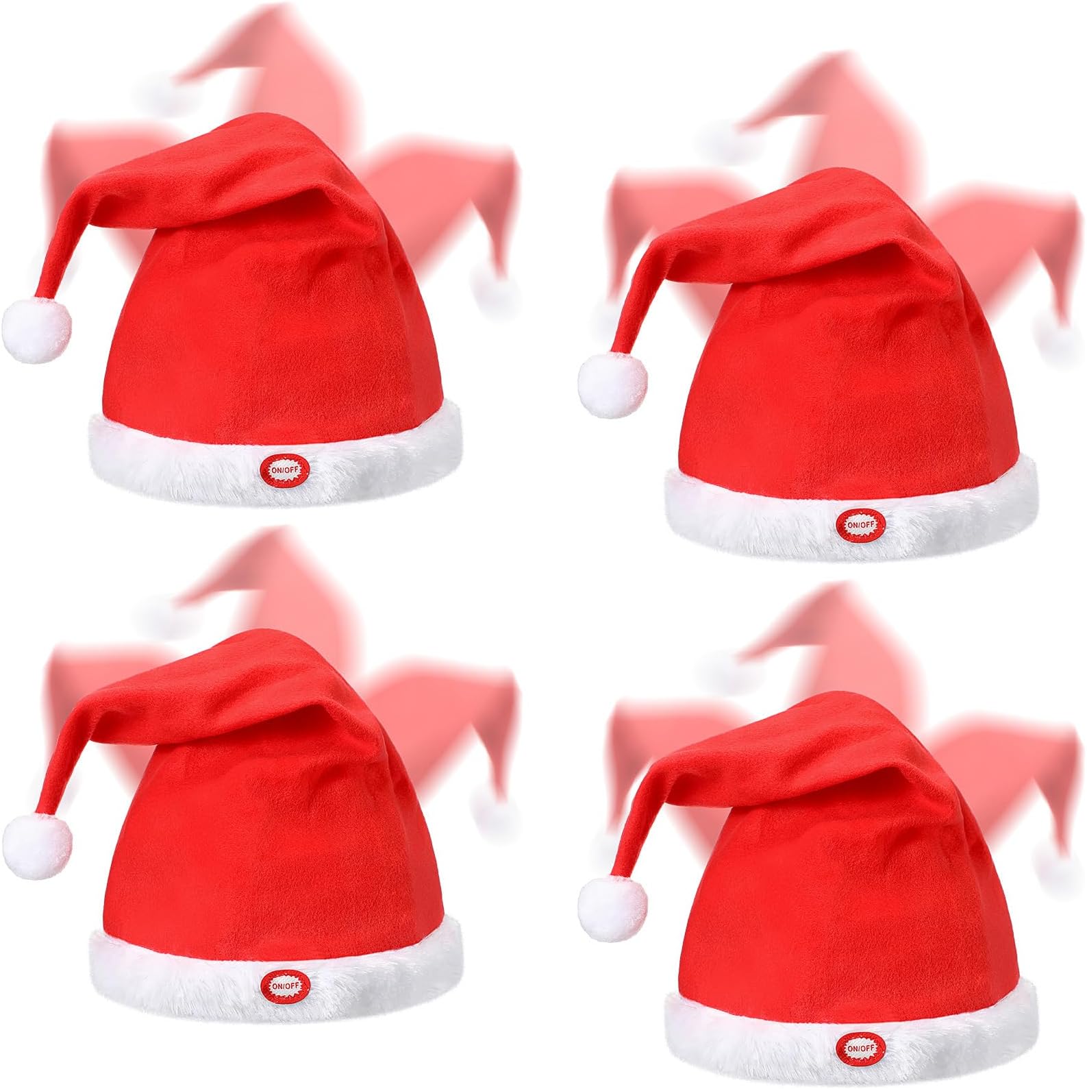 Amazon.com: DomeStar Christmas Tree Hat with 7PCS Ornaments, Funny ...