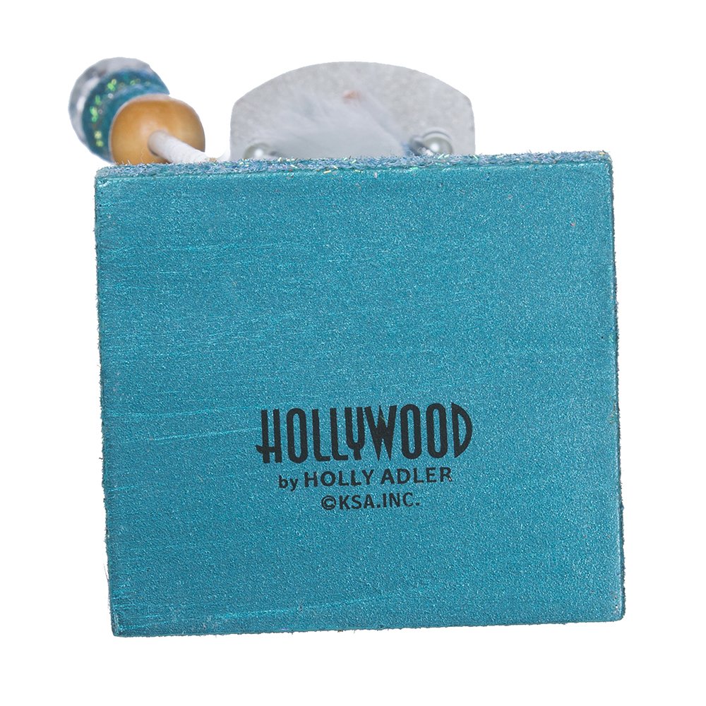 Kurt Adler Hollywood Nutcracker, 17-Inch, Turquoise/White (HA0152)