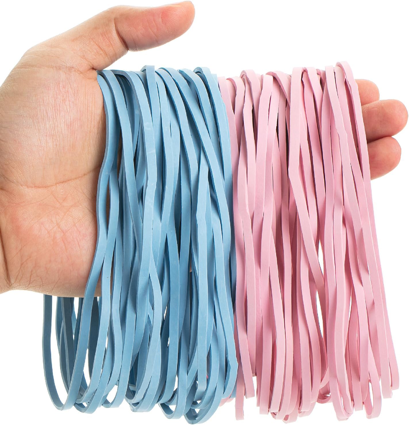 Amazon.com : Mr. Pen- Extra Large Rubber Bands, 110 Pack, Pink and Blue ...