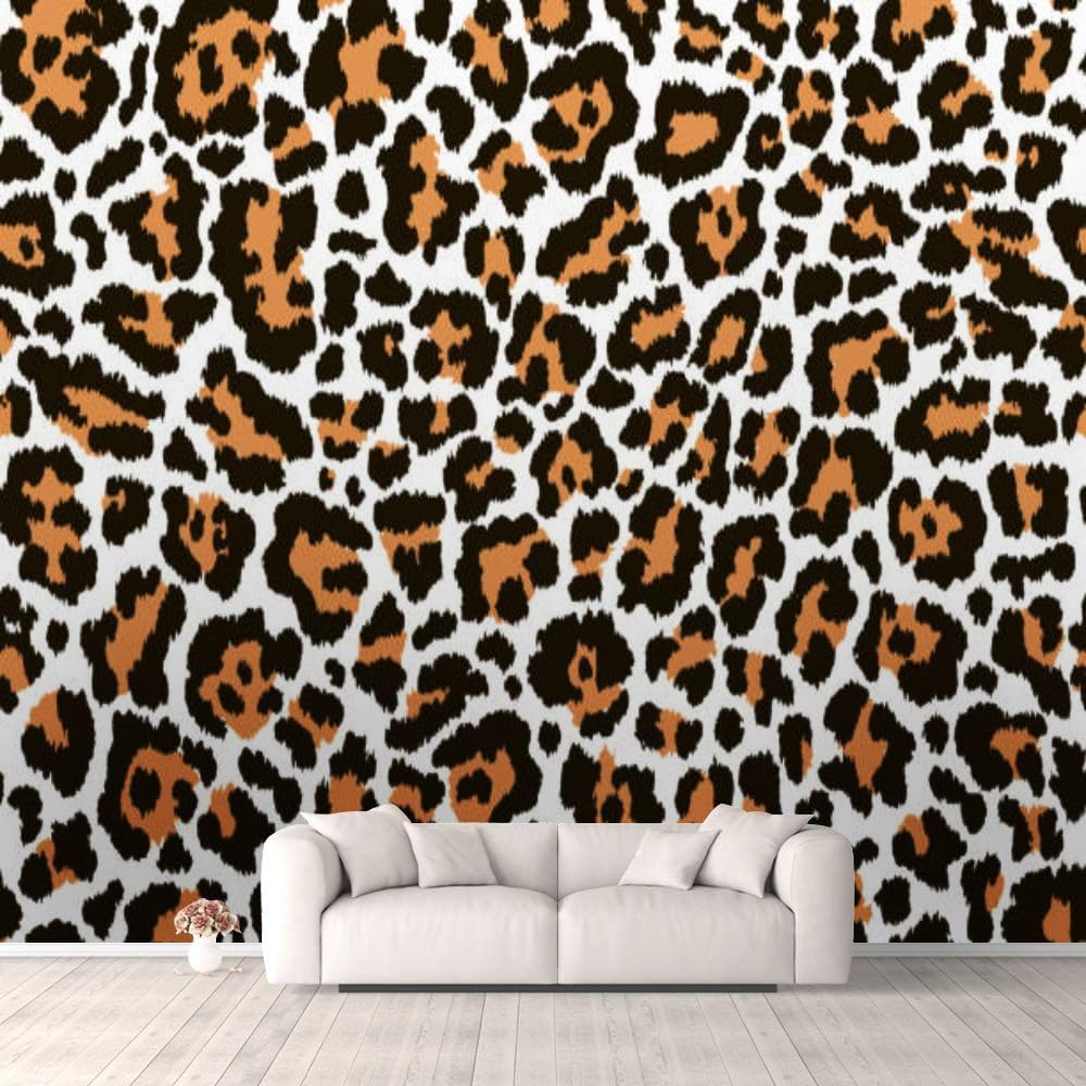 Orange Zebra Print Wallpaper