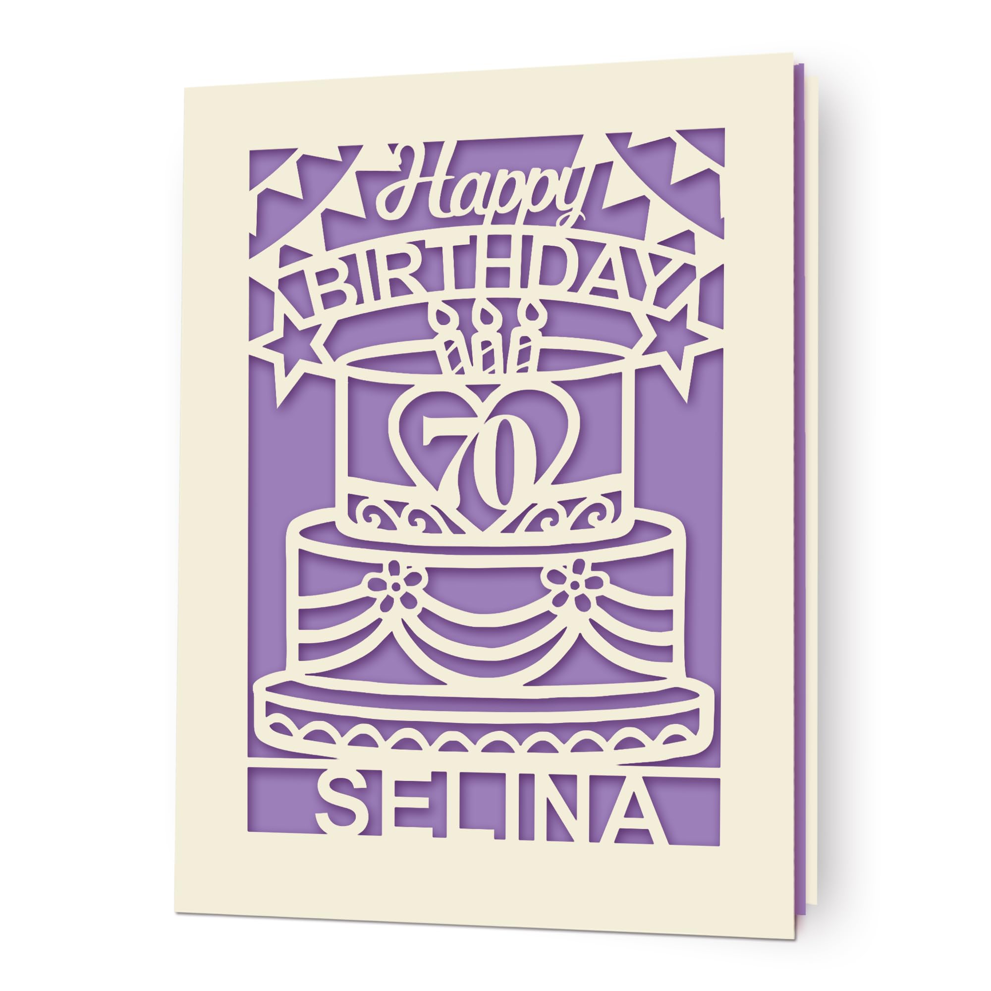 Amazon.com : Personalized Birthday Cards Gifts for Women Men Custom ...