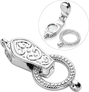 Amazon.com: OHINGLT Fold Over Magnetic Necklace Clasps and Closures 18K ...