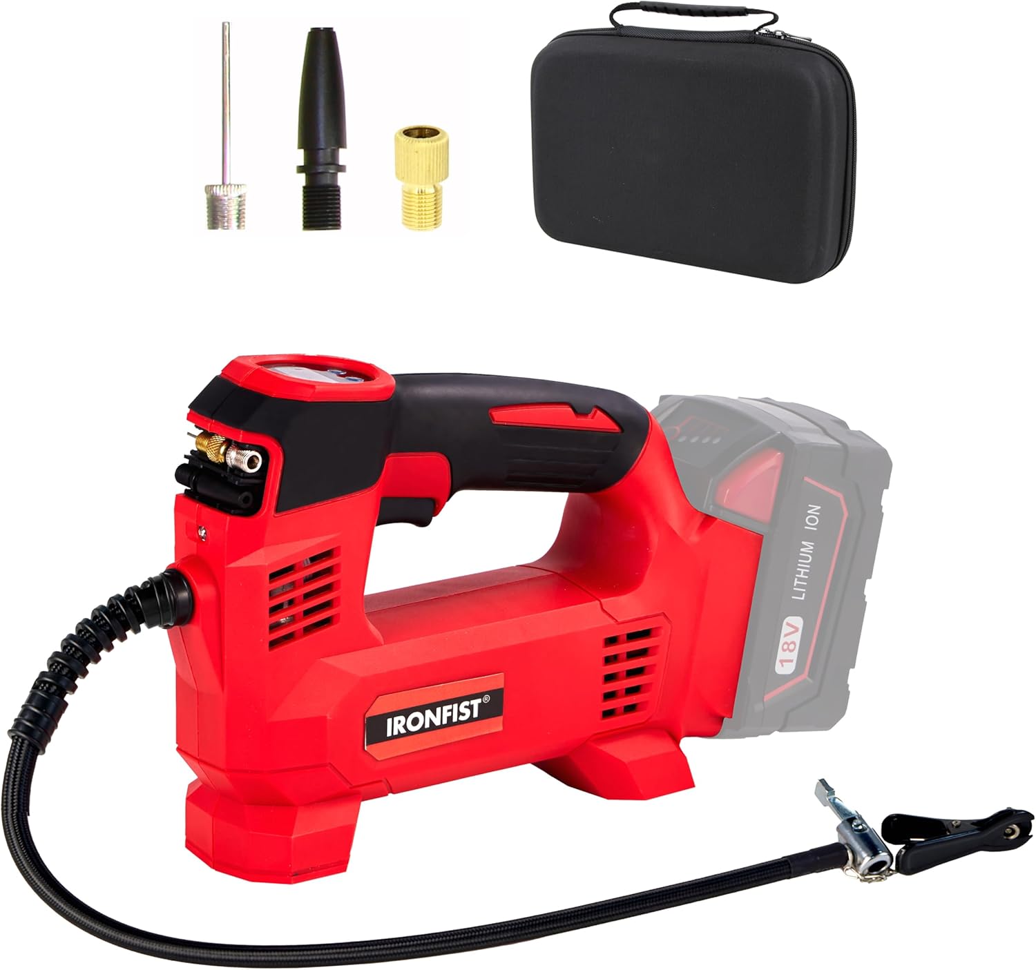 IRONFIST Tire Inflator for Milwaukee M18 Battery Portable Air ...