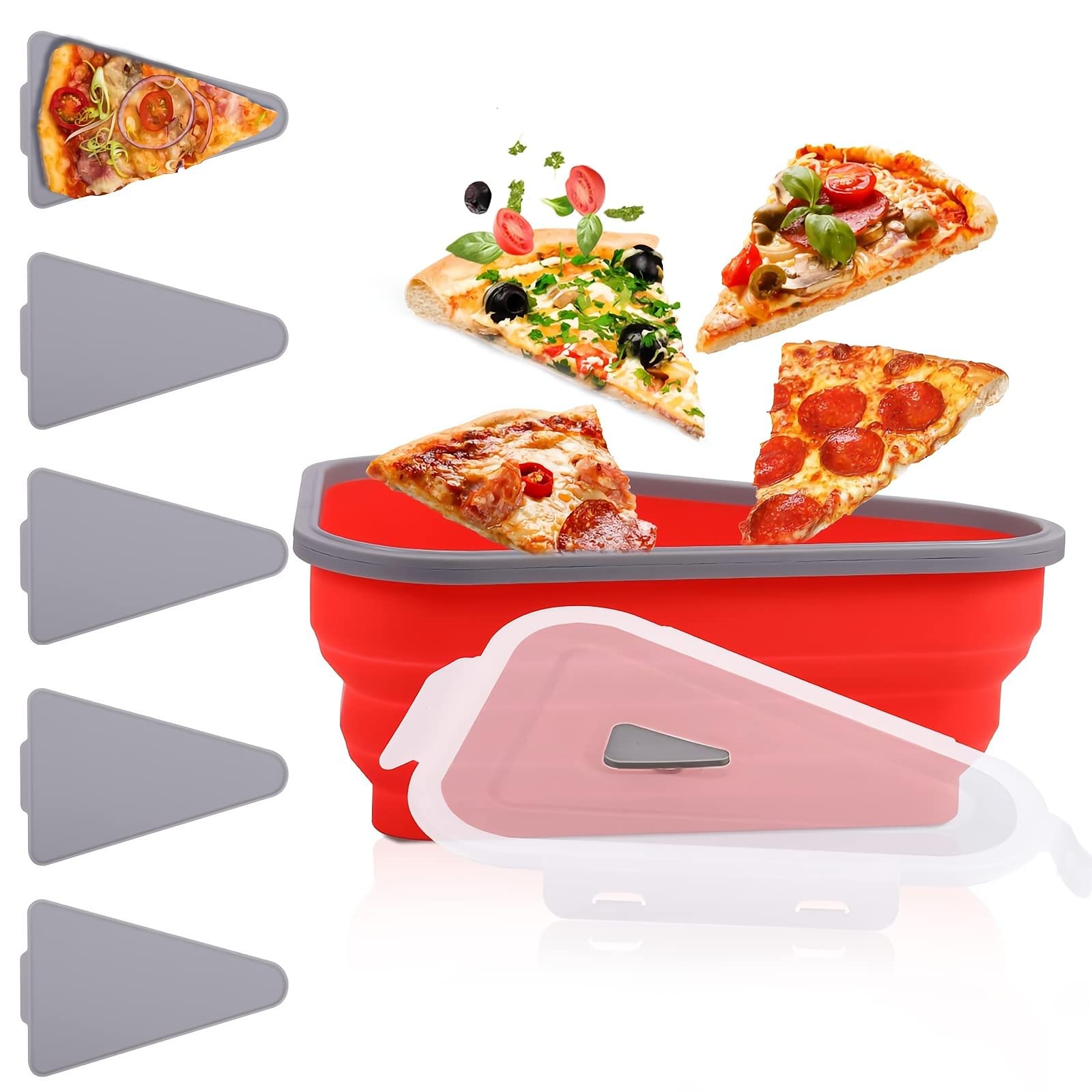 ANTYA Pizza Pan - Pizza Storage Container, Silicone Tray for Frozen ...