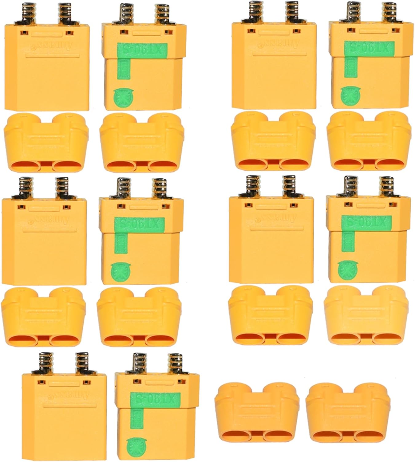 Amazon.com: QIAN ZI QIU 5Pairs XT90S XT90-S XT90 Connectors Anti-Spark ...