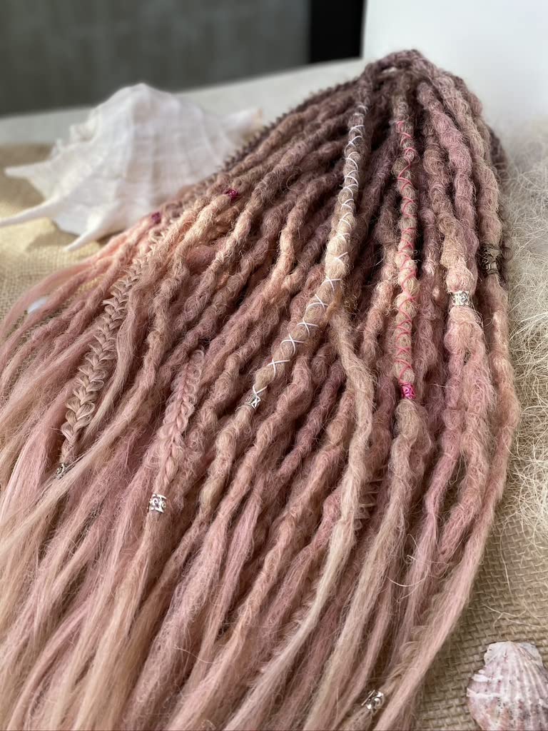 Buy Synthetic Crochet Dreads — Tree Roots, Pink Dreads, Synthetic ...