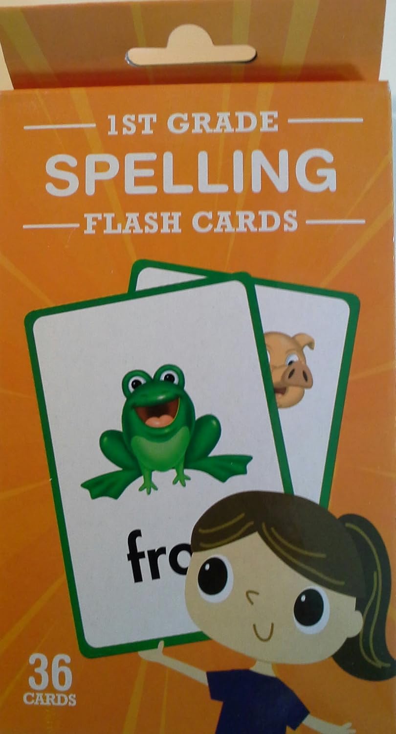Amazon.com: First Grade Spelling Flash Cards, 36 Cards : Toys & Games
