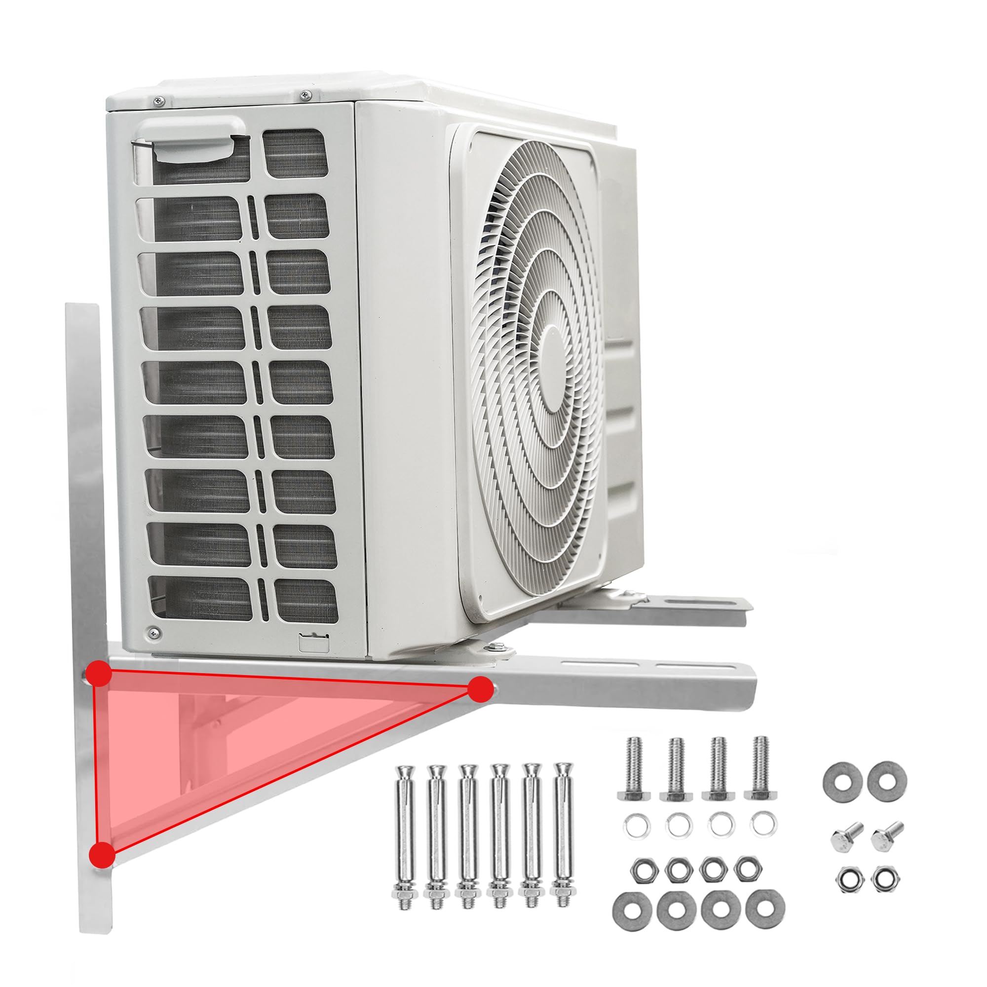 Amazon.com: AIWFL Mini Split Wall Mounting Bracket Outdoor Wall ...