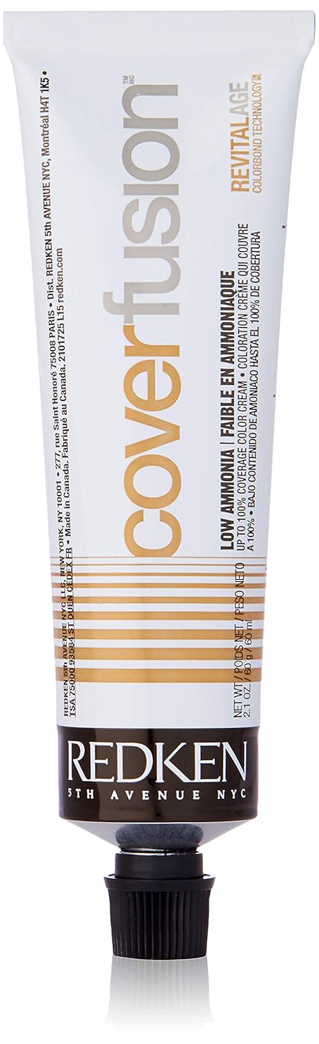 Amazon.com: REDKEN Cover Fusion Low Ammonia for Unisex, No. 7NG Natural ...