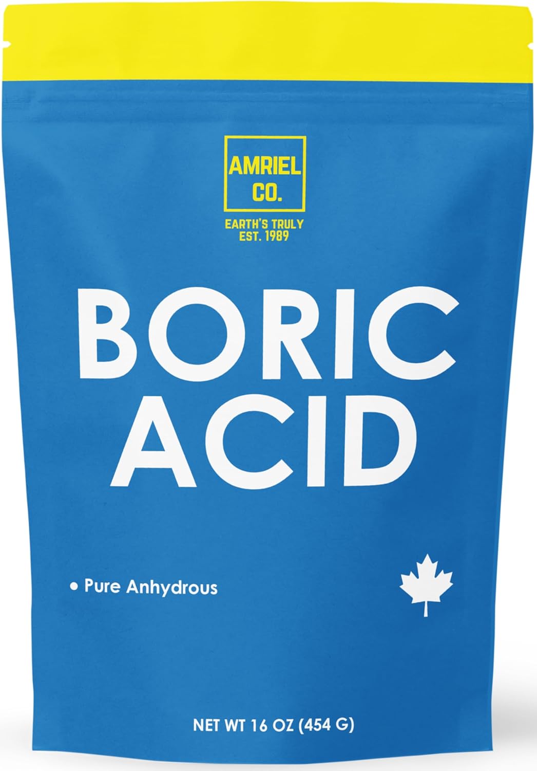 Boric Acid (1lb) | 99.9% Pure Industrial Grade |Anhydrous Fine Powder ...
