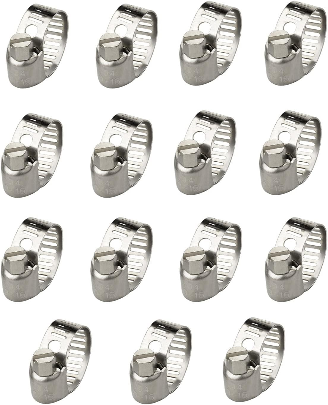 Hose Clips Adjustable Stainless Steel Hose Clamps Worm Drive Pipes Hose ...