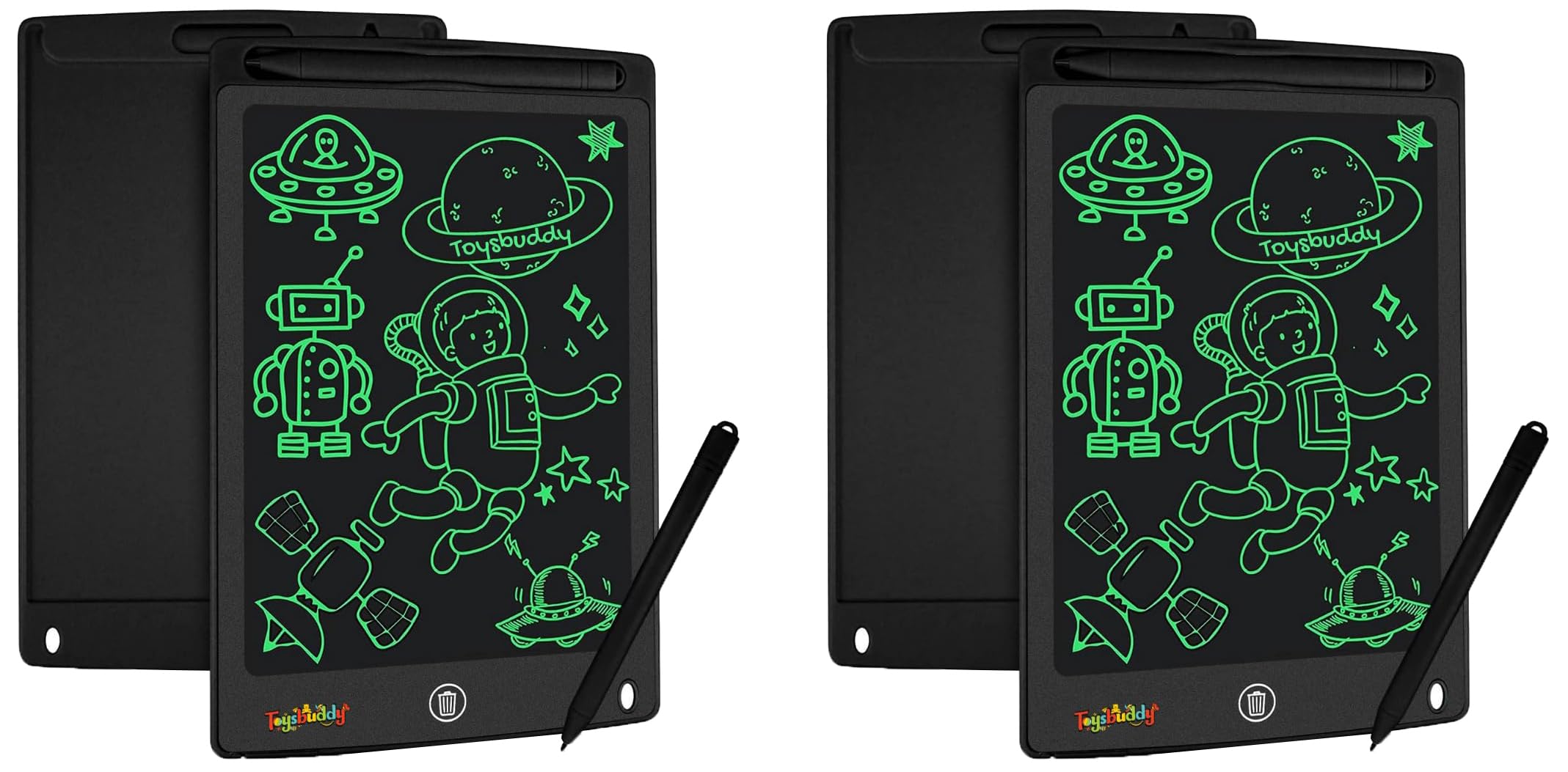 Toysbuddy Re-Writable LCD Writing Tablet Pad with Screen 21.5cm (8 ...