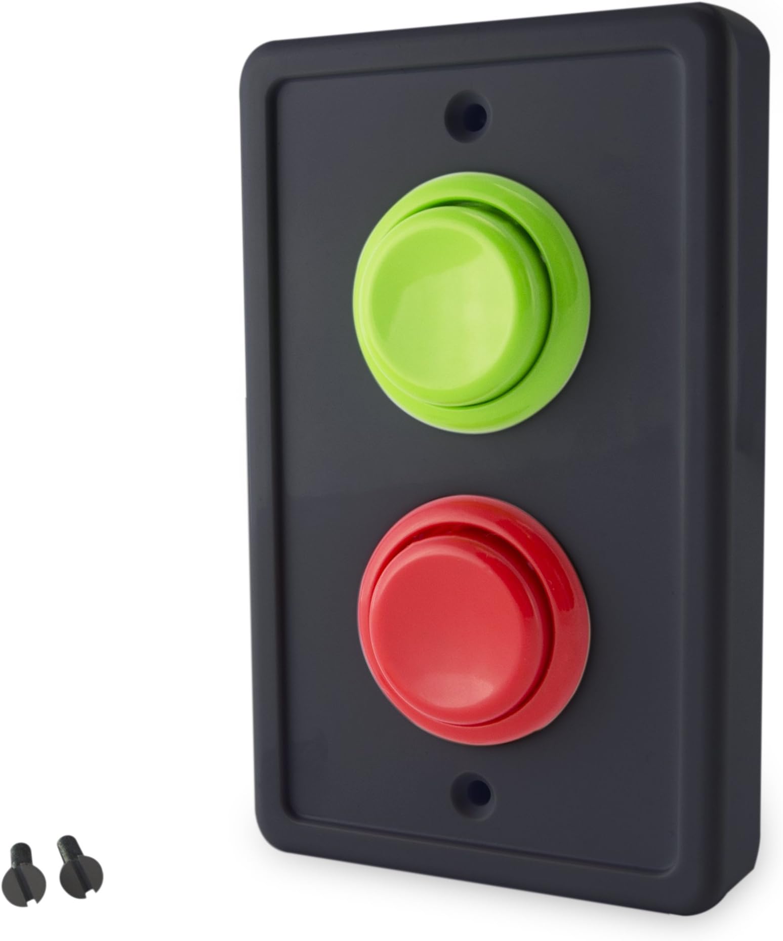 Arcade Light Switch Plate Cover, Single Switch (Black/Green,Red), 1 ...