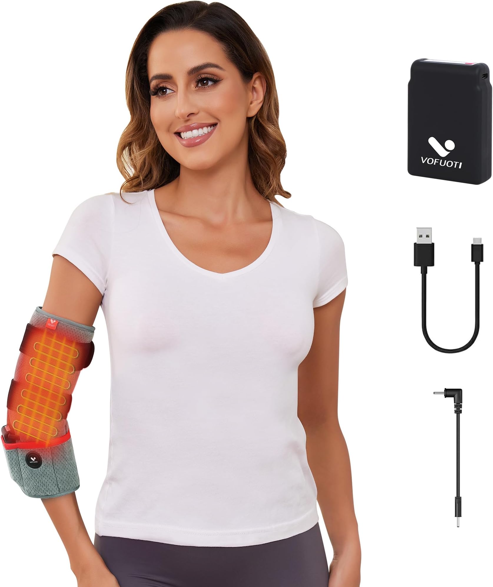 Amazon.com: Electric Heated Arm Wrap - Hand Heat Pad Warmer for Legs ...