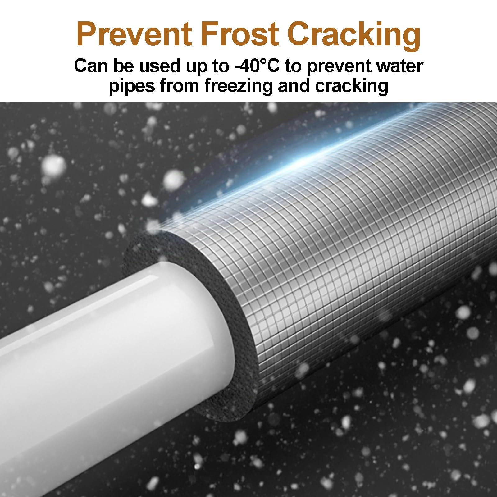 Outdoor Water Pipe Insulation HOME INTUITION 3 In. X 25 Ft. Ceramic
