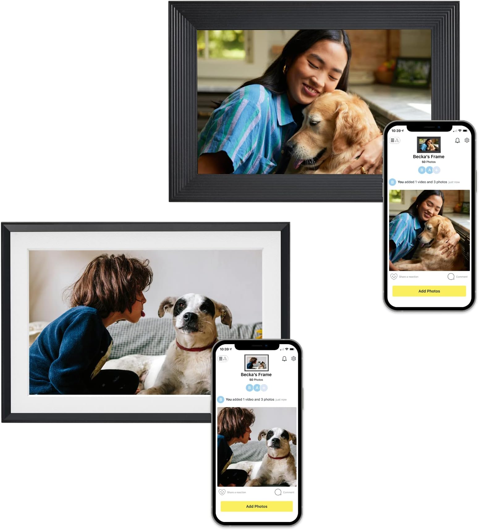 Amazon.com : Aura Carver WiFi Digital Picture Frame Bundle | The Best ...