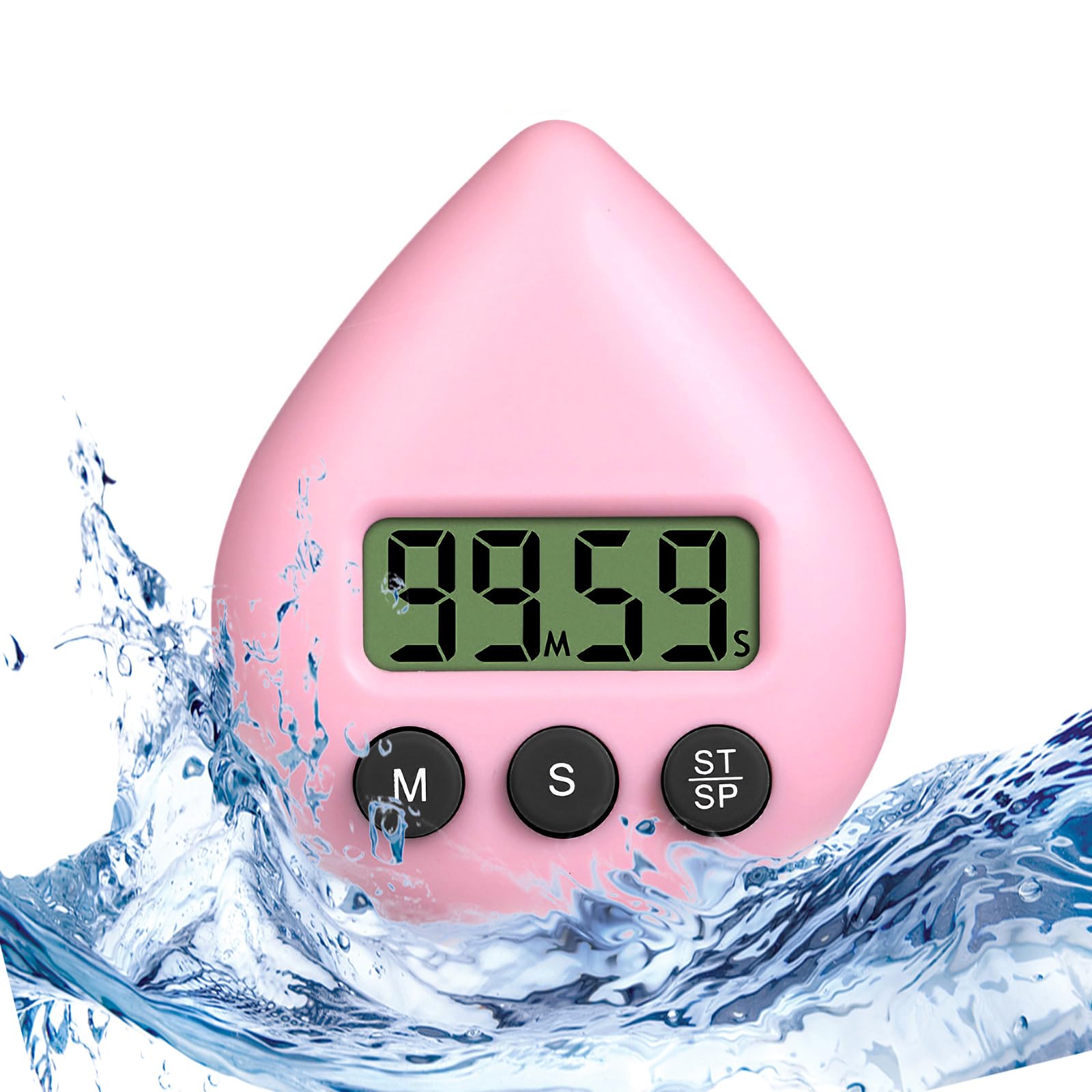 Amazon.com : Silent Non-Ticking Battery Operated Shower Timer, NUOSWEK ...