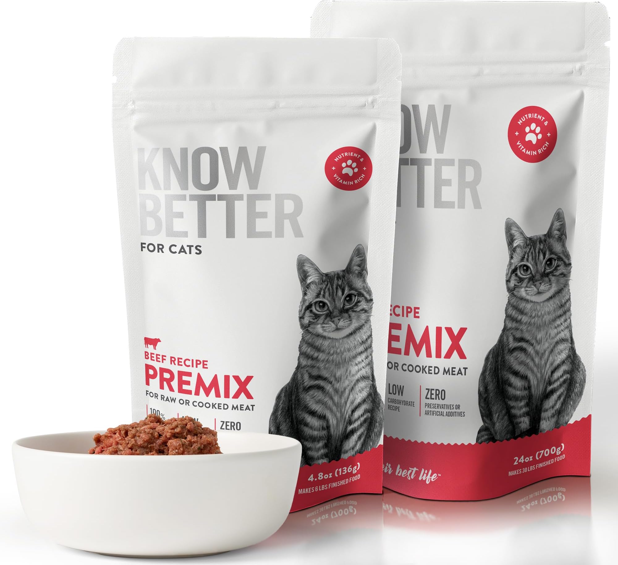 Amazon.com: Know Better for Dogs – Beef Recipe, RAW Dog Food Premix ...