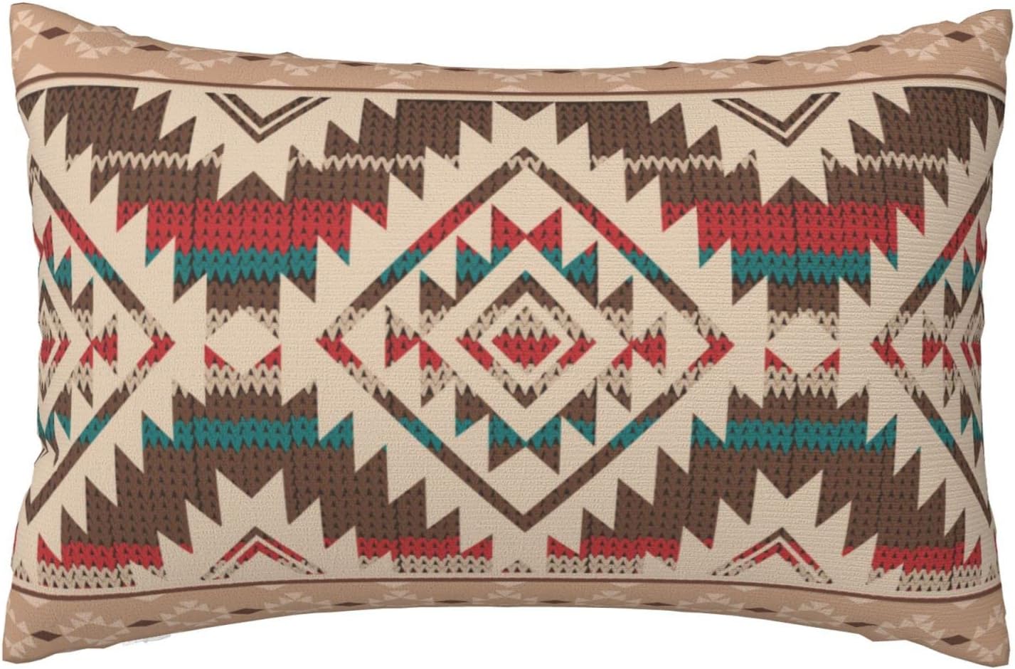 Amazon.com: Southwest Geometric Aztec Pillow Case Queen Size - Soft ...
