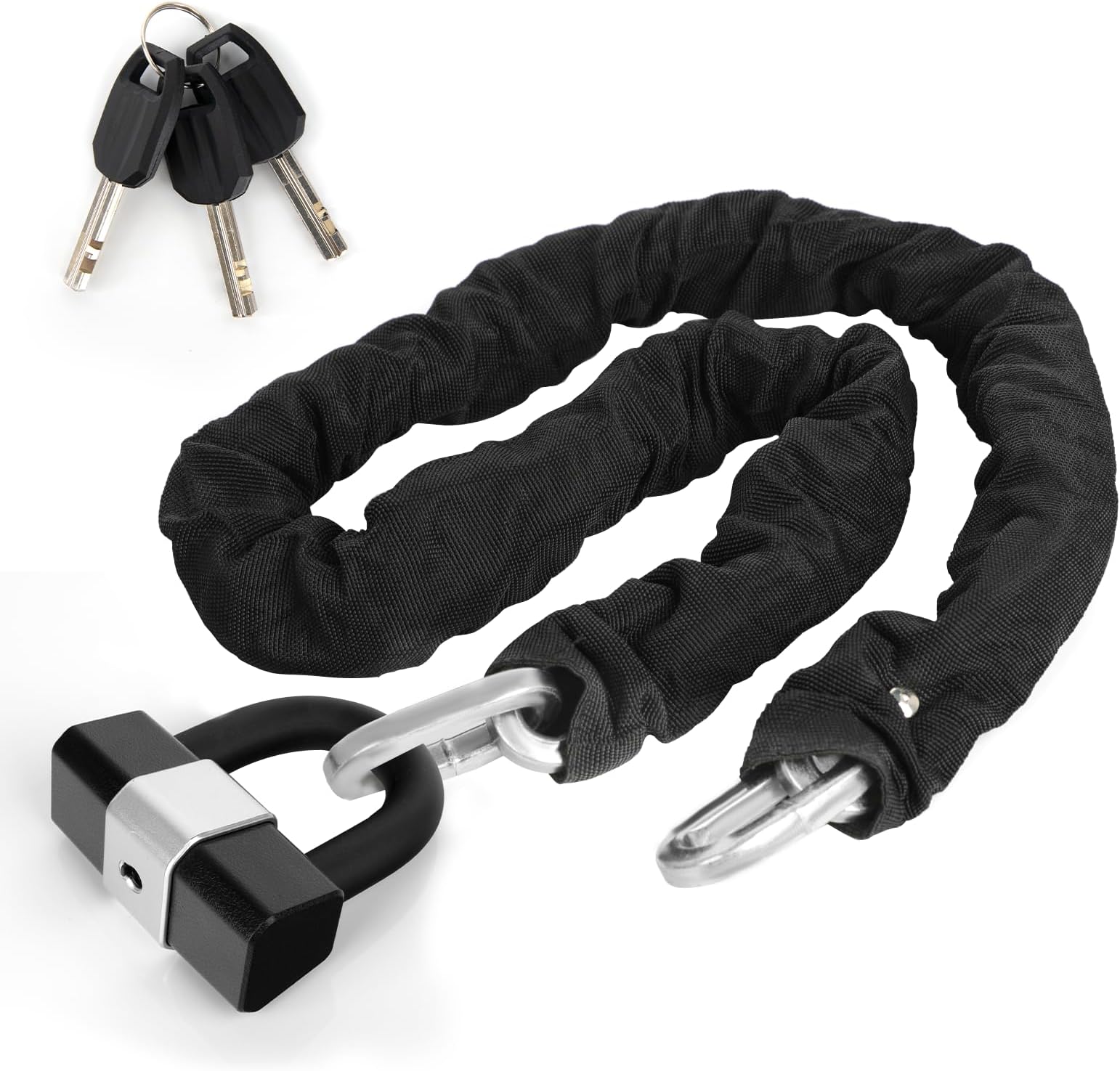 Heavy Duty Bike Chain Lock - 2M with 17mm Thick Anti-Theft Cut Proof U ...