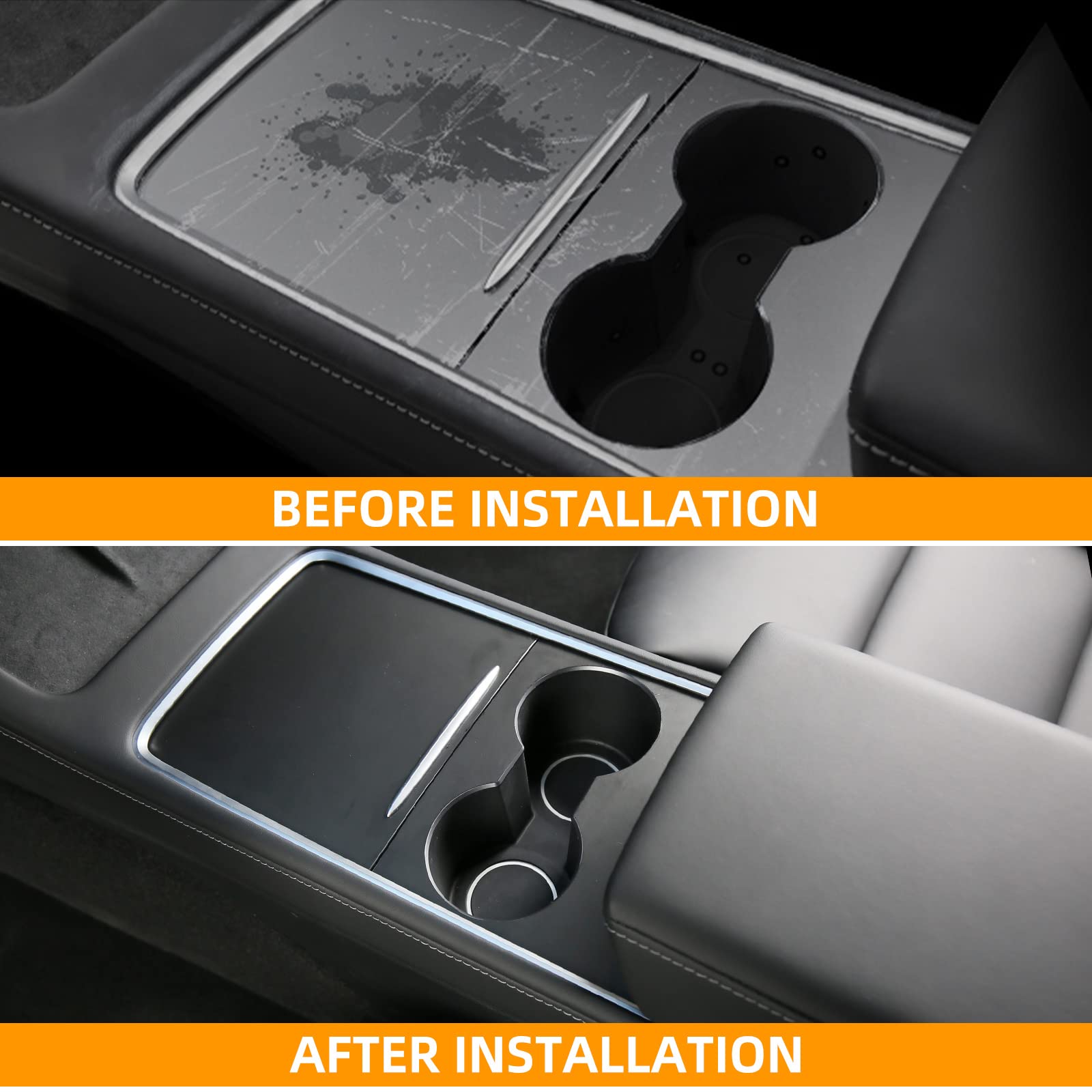 Snapklik.com : For Tesla Model Y Model 3 2021-2022 Center Console Wrap ...