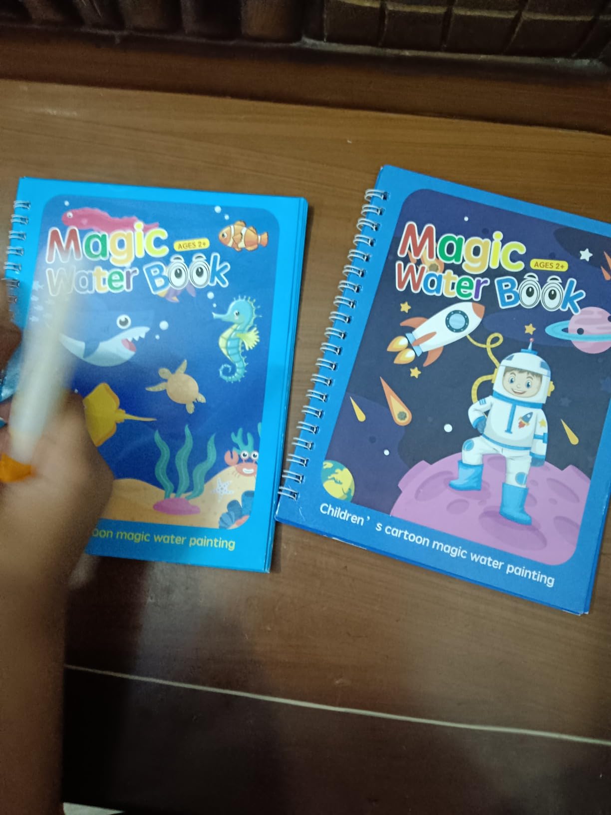 SMART KIDDO Magic Water Book for Kids With Doodle Pen - Reusable Self ...