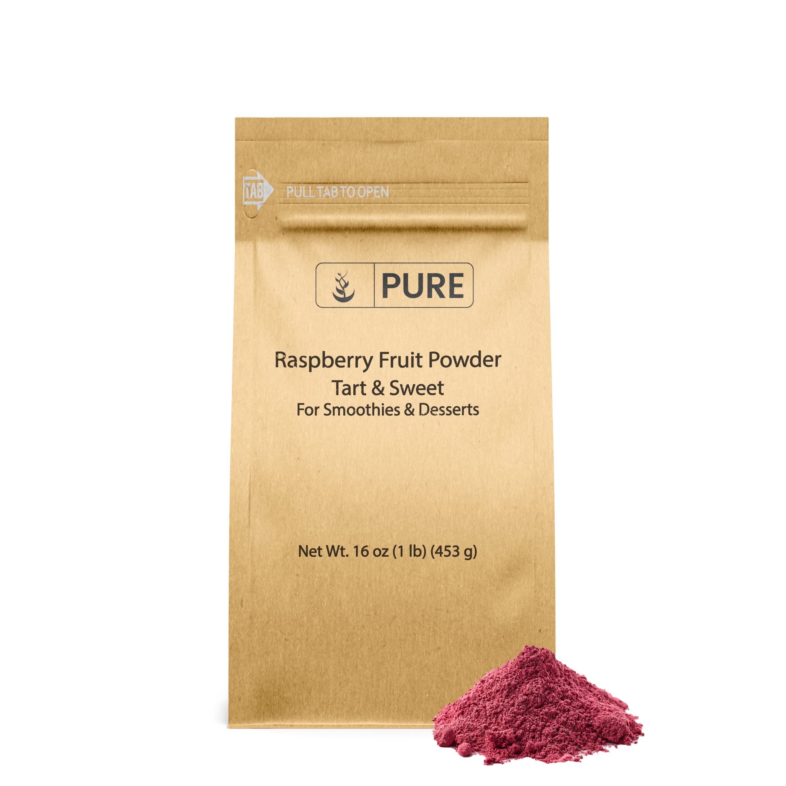Amazon.com: Pure Original Ingredients Raspberry Fruit Powder (1lb ...