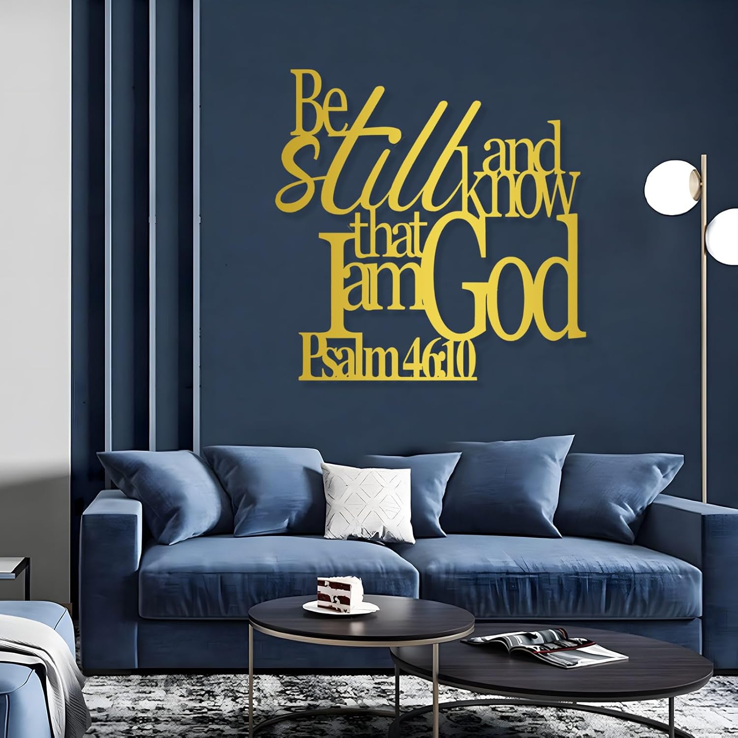 Amazon.com: Psalm 46:10 Metal Bible Verses Wall Decor, Christian Metal ...