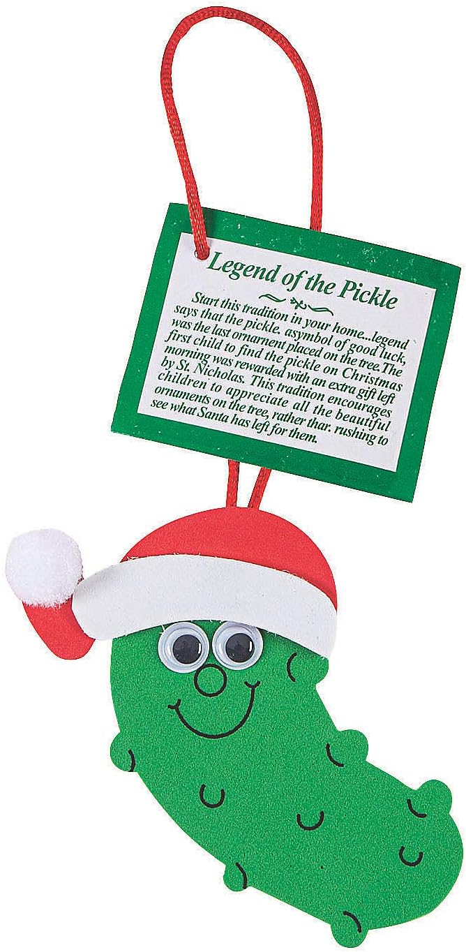 Amazon.com: Legend of The Pickle Ornament Craft Kit - Crafts for Kids ...