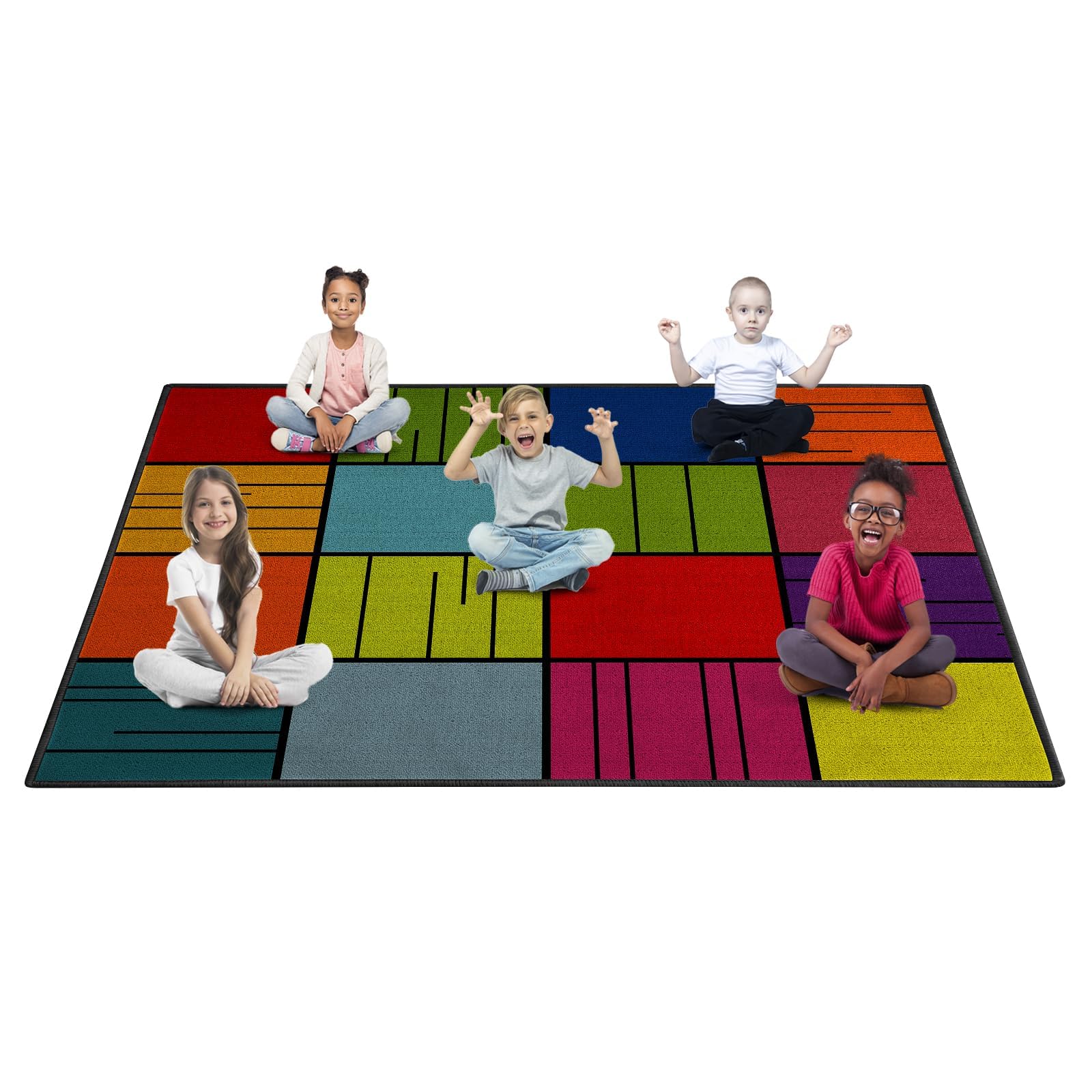 Amazon.com: ABCarpet Classroom Rug Carpet for Elementary School Daycare ...