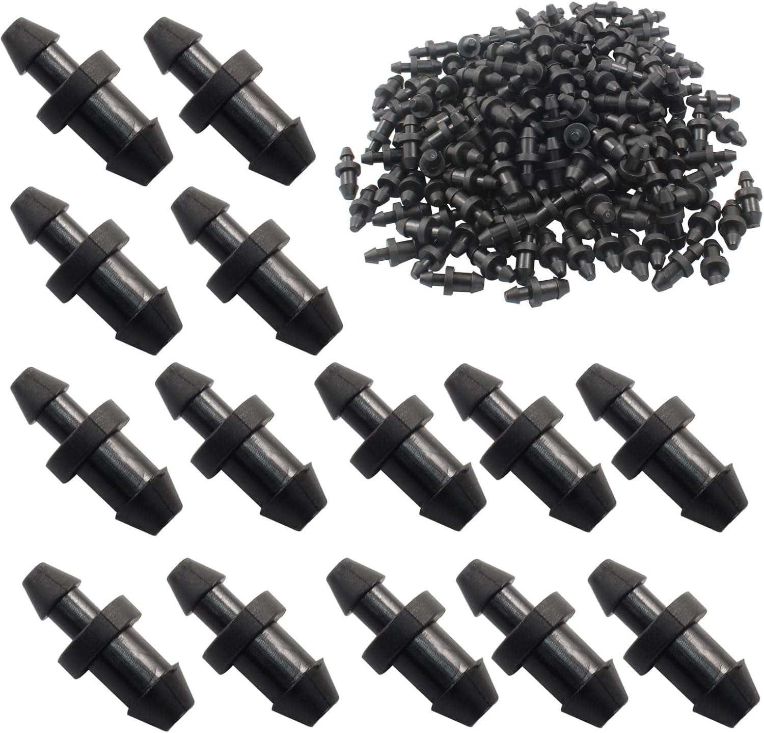 Amazon.com: Cionyce 300 Pcs Drip Irrigation End Plugs, 1/4 Inch Drip ...