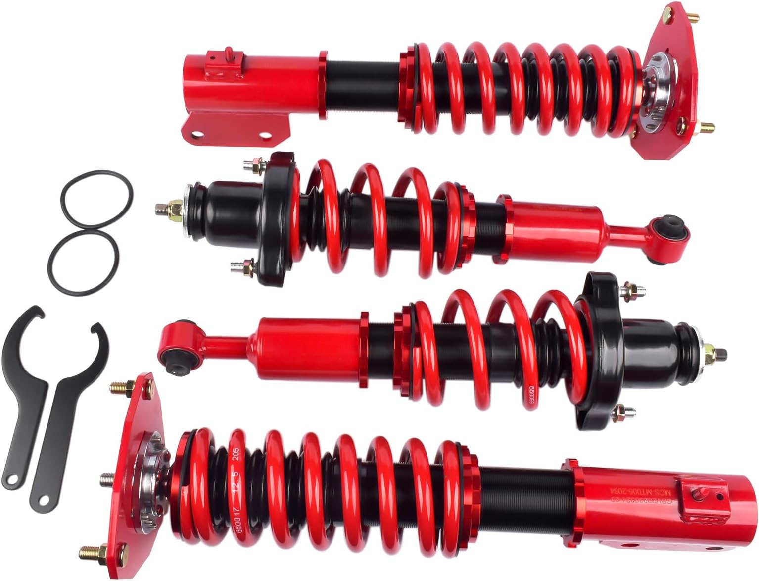 Amazon.com: GELUOXI Height Adjustable Coilover Suspension Shock ...