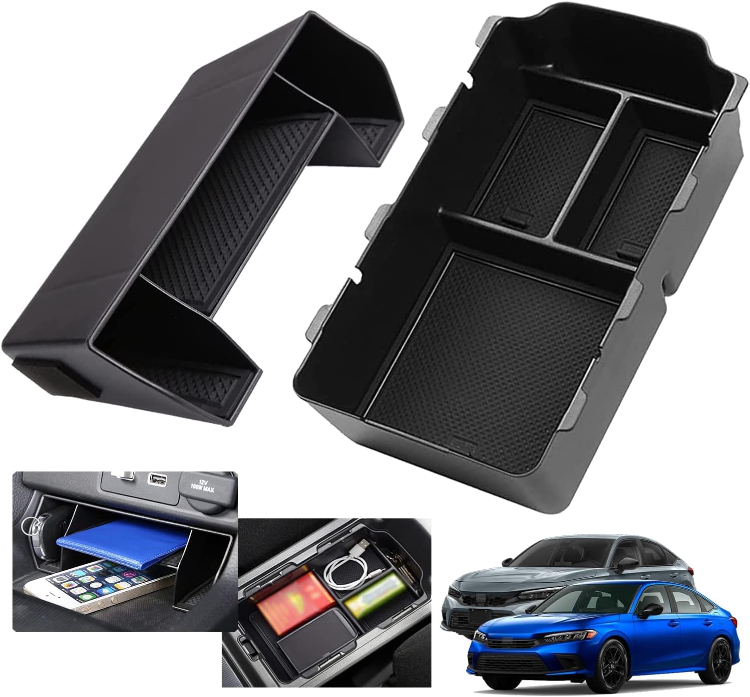 Amazon.com: Thenice for 11th Gen Civic Center Console Caddy Glove ...