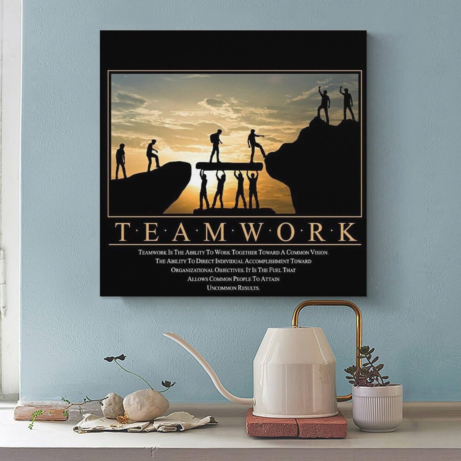Teamwork Poster Friendly Reminder For The Week. Illustration By Me
