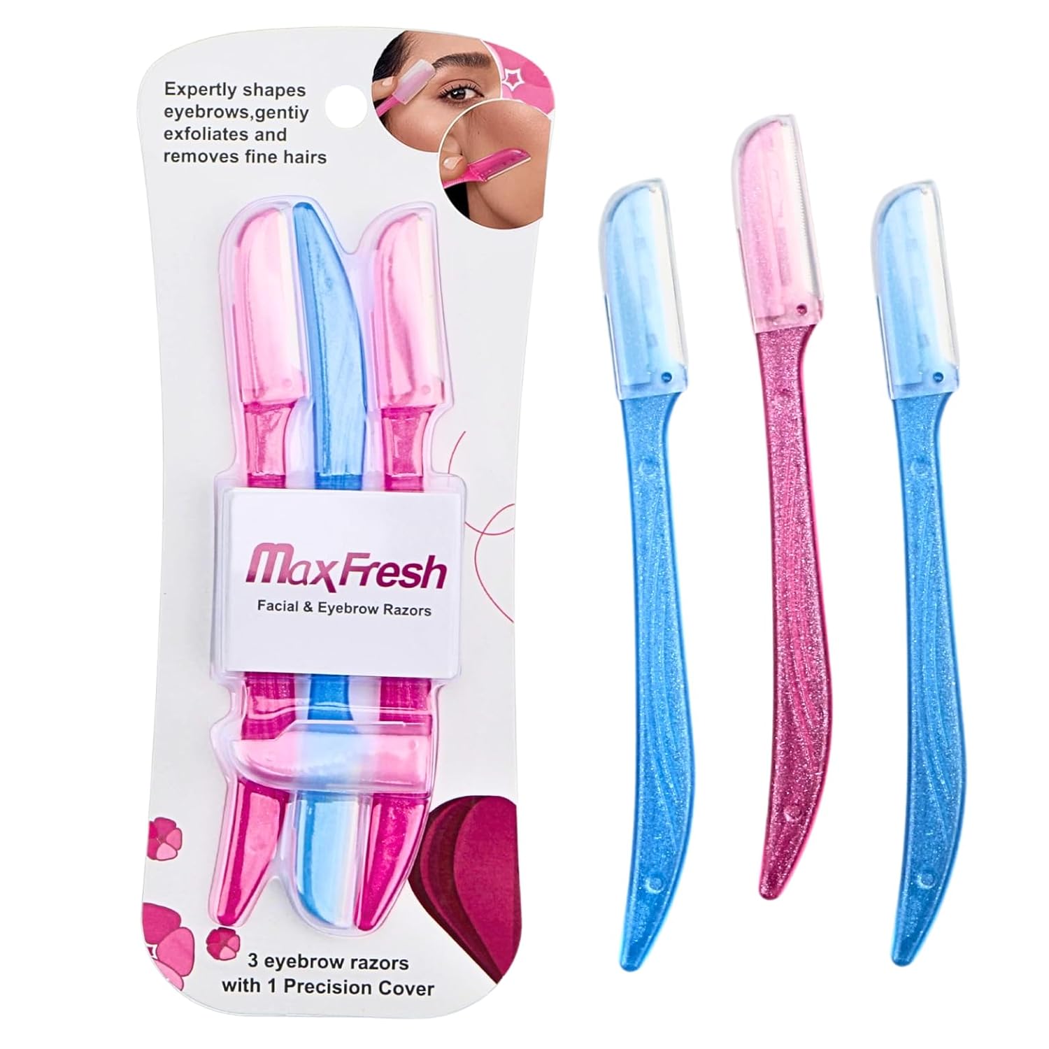 Amazon.com: Dermaplane Razor, Face Razors for Women, Facial Hair ...