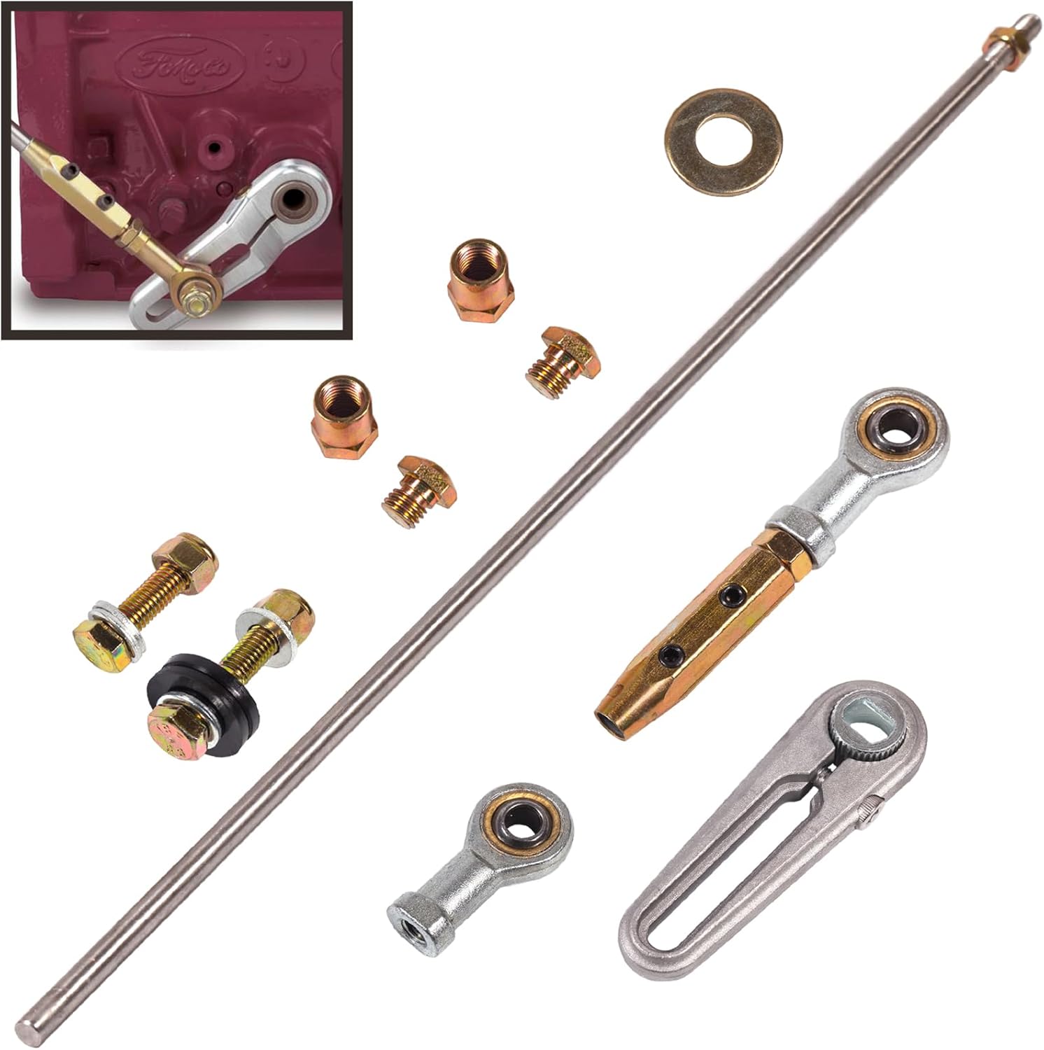 Amazon.com: ACA-1800 21'' 700R4 Transmission Shift Linkage Kit for ...