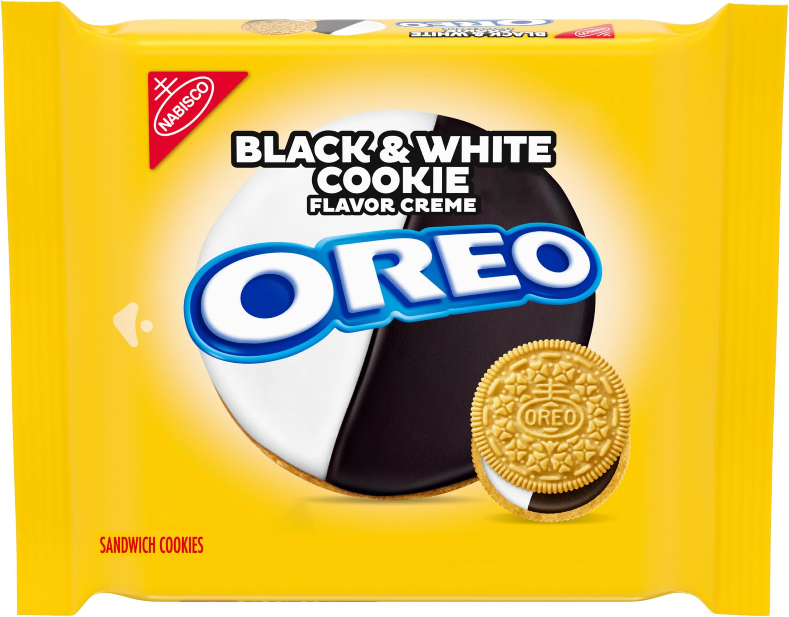 Amazon.com: OREO Black and White Cookie Creme Sandwich Cookies, Limited ...