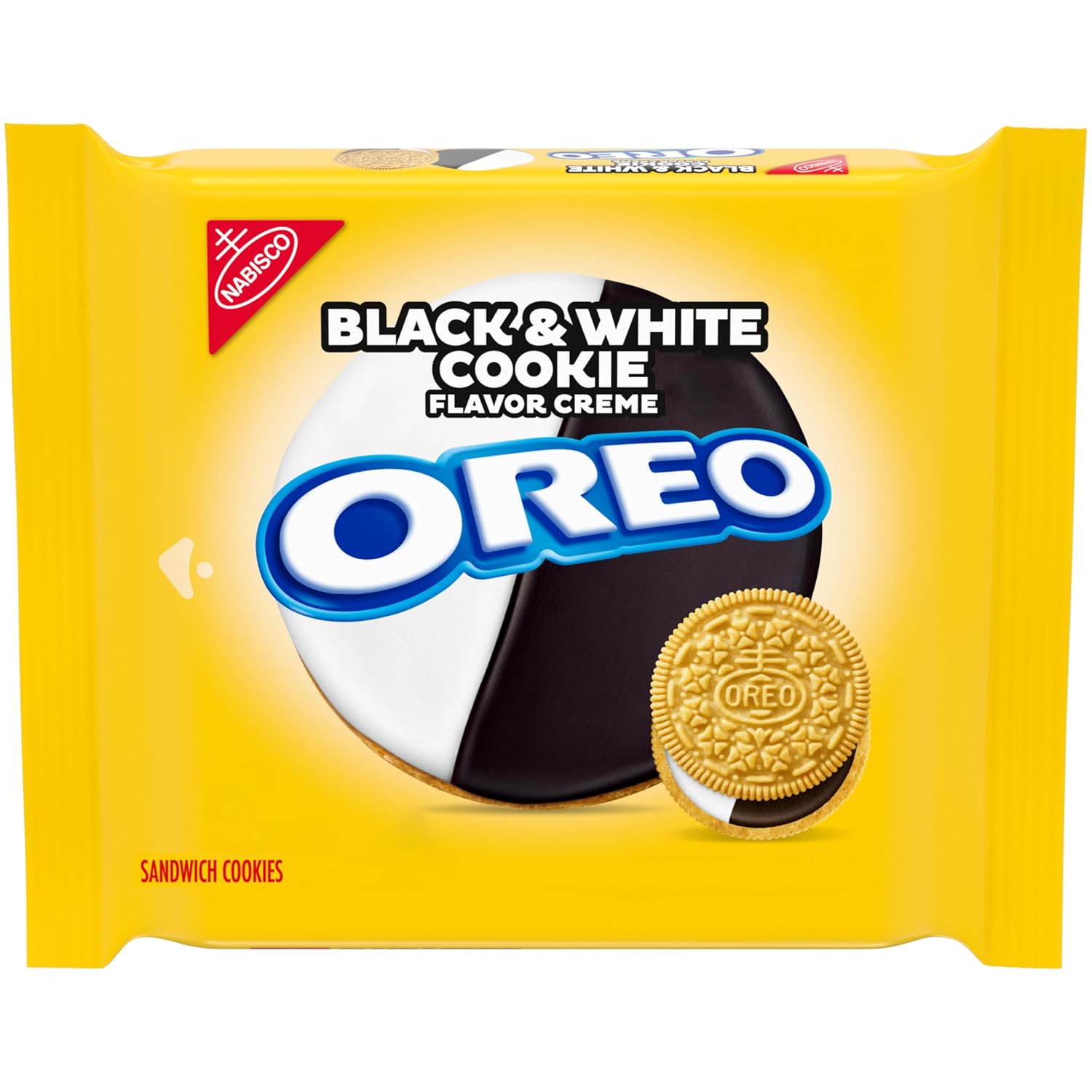 Amazon.com: OREO Black and White Cookie Creme Sandwich Cookies, Limited ...