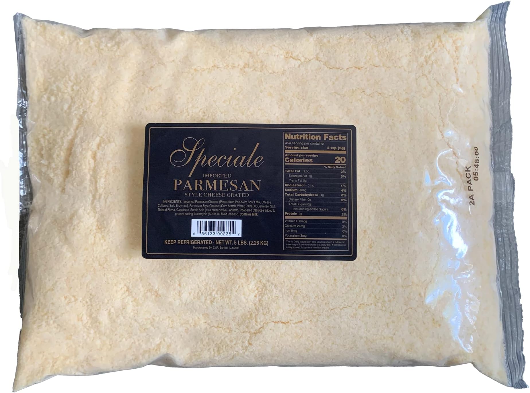 Amazon.com: Parmigiano Reggiano - Grated Cheese - 1 Pound Ground Fresh ...