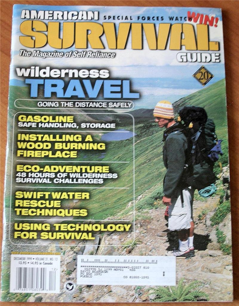 American Survival Guide Magazine December 1999 Vol 21 Vol 12 (Gasoline ...