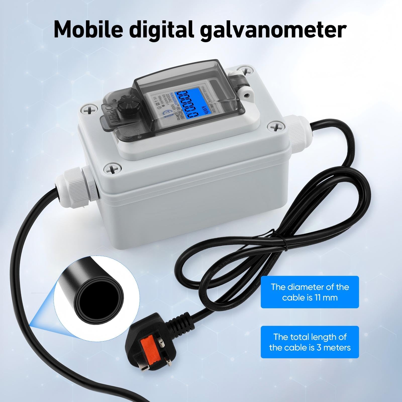 Waterproof Sockets For Outdoors Electricity Meter For Socket ...