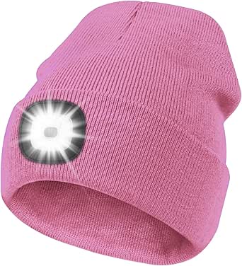 Deilin LED Hat with Light,Illuminated Hat Rechargeable USB for Men and ...