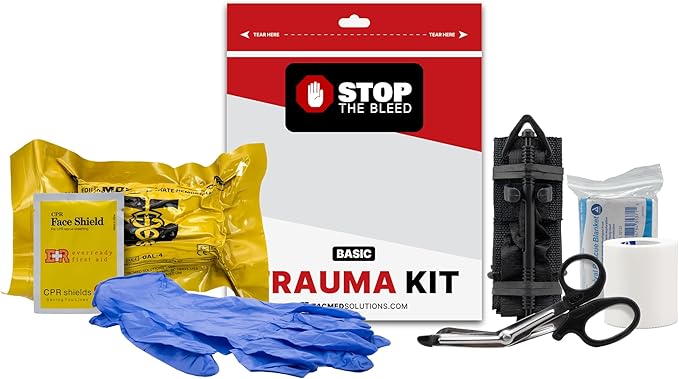 Amazon.com: TacMed Solutions Stop the Bleed Kit – Basic Bleeding ...