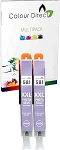 Colour Direct - 2 x Photo Blue Compatible Ink Cartridges Replacement ...