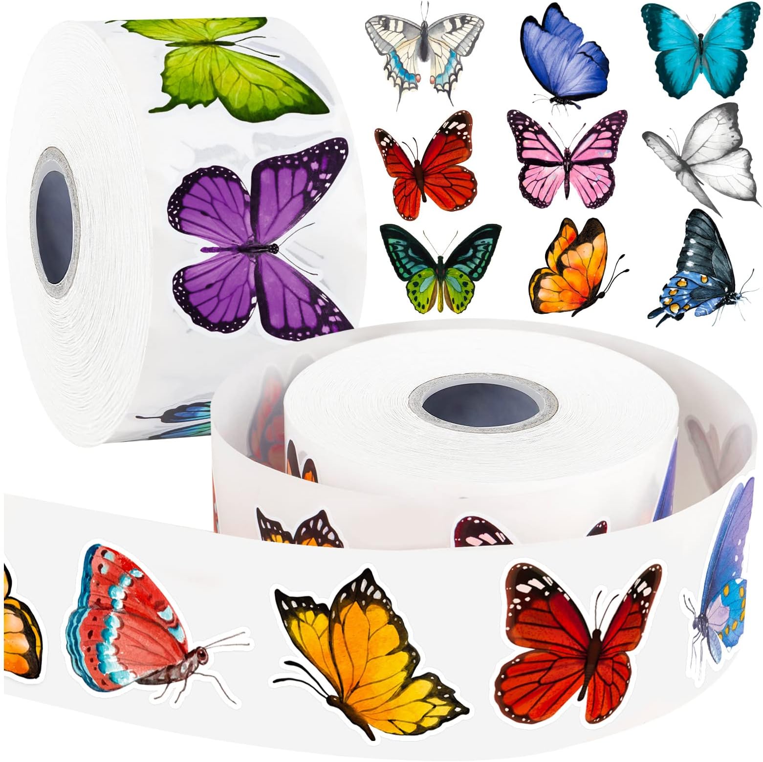 Amazon.com: 3D Butterfly Stickers for Wall Decor - Ghost Butterflies by ...
