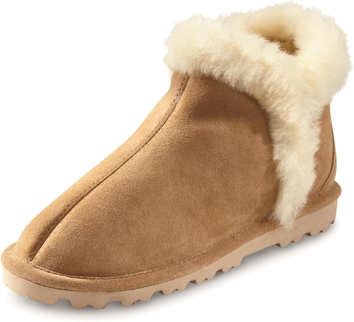Amazon.com | Guide Gear Double-Face Shearling Women's Boot Slippers ...