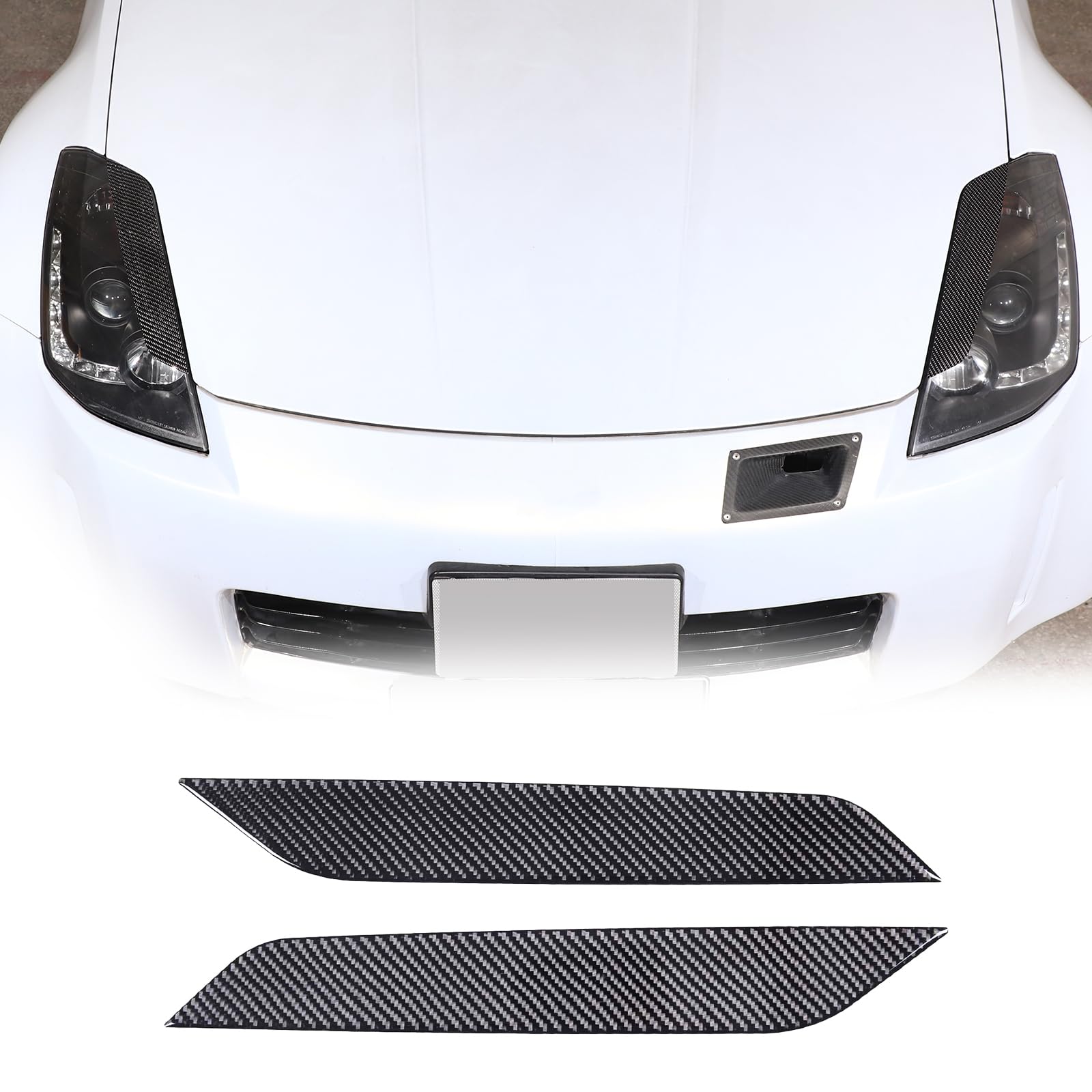 Amazon.com: Sekhyna Front Headlight Eyesbrow Trim Sticker Compatible ...
